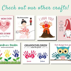 Valentine Mail With Hearts Handprint Art Craft | DIY Valentine Crafts ...