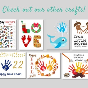 Christmas Handprint Art MEGA Bundle | Christmas Crafts for Kids | DIY ...