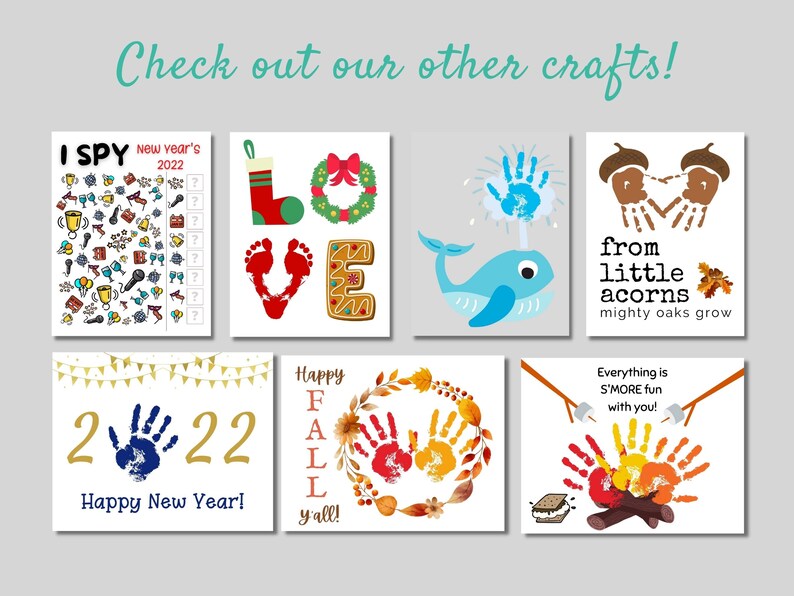 Christmas Handprint Art MEGA Bundle | Christmas Crafts for Kids | DIY ...