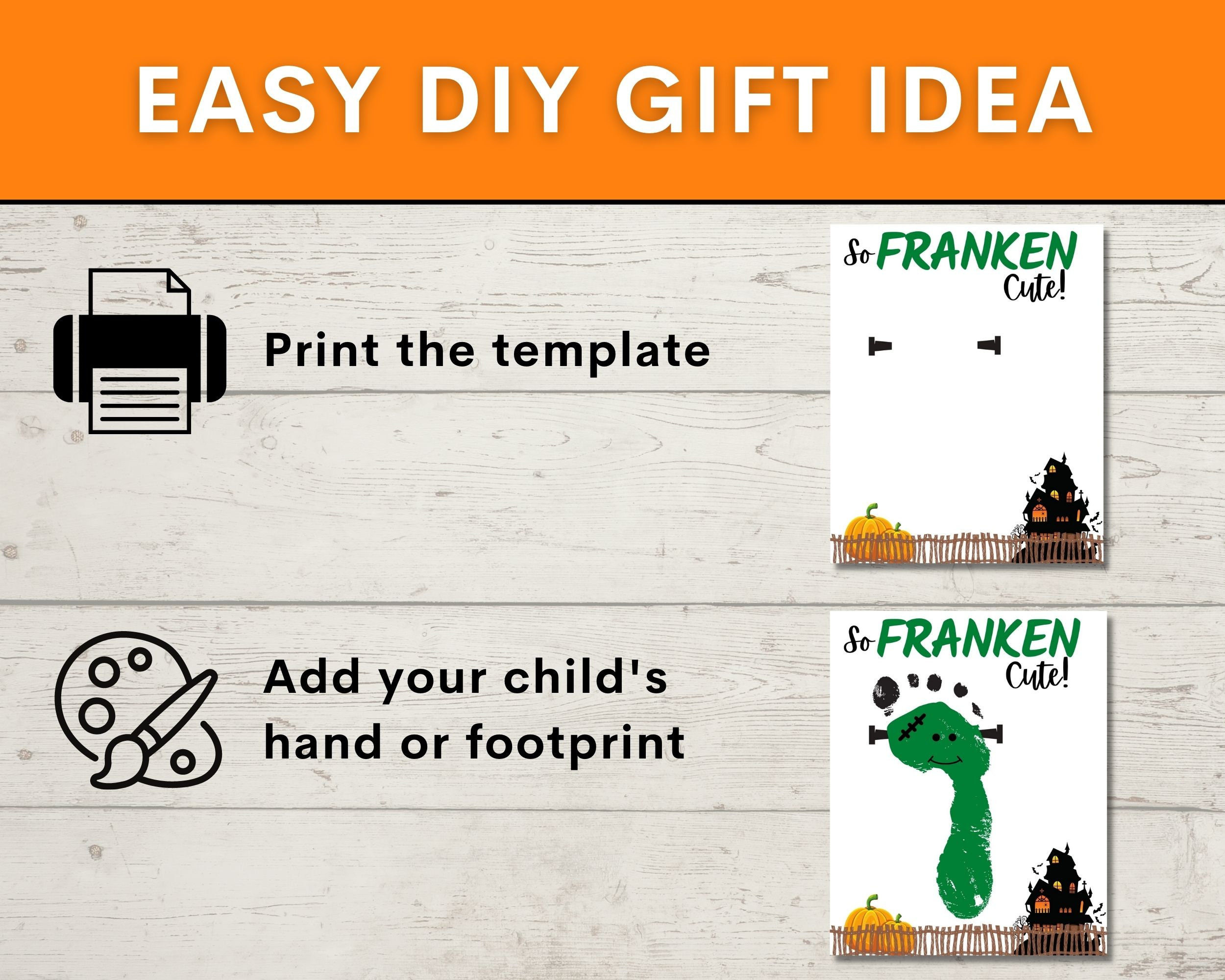 Halloween Frankenstein Handprint Art Frankenstein Handprint - Etsy