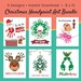 Christmas Handprint Art Bundle of 6 Crafts for Kids DIY - Etsy