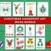 Christmas Handprint Art MEGA Bundle | Christmas Crafts for Kids | DIY ...