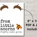 From Little Acorns Mighty Oaks Grow Handprint Art | Fall Autumn ...