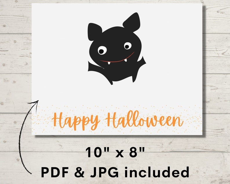 Halloween Bat Handprint Art Bat Handprint Printable Craft Toddler ...