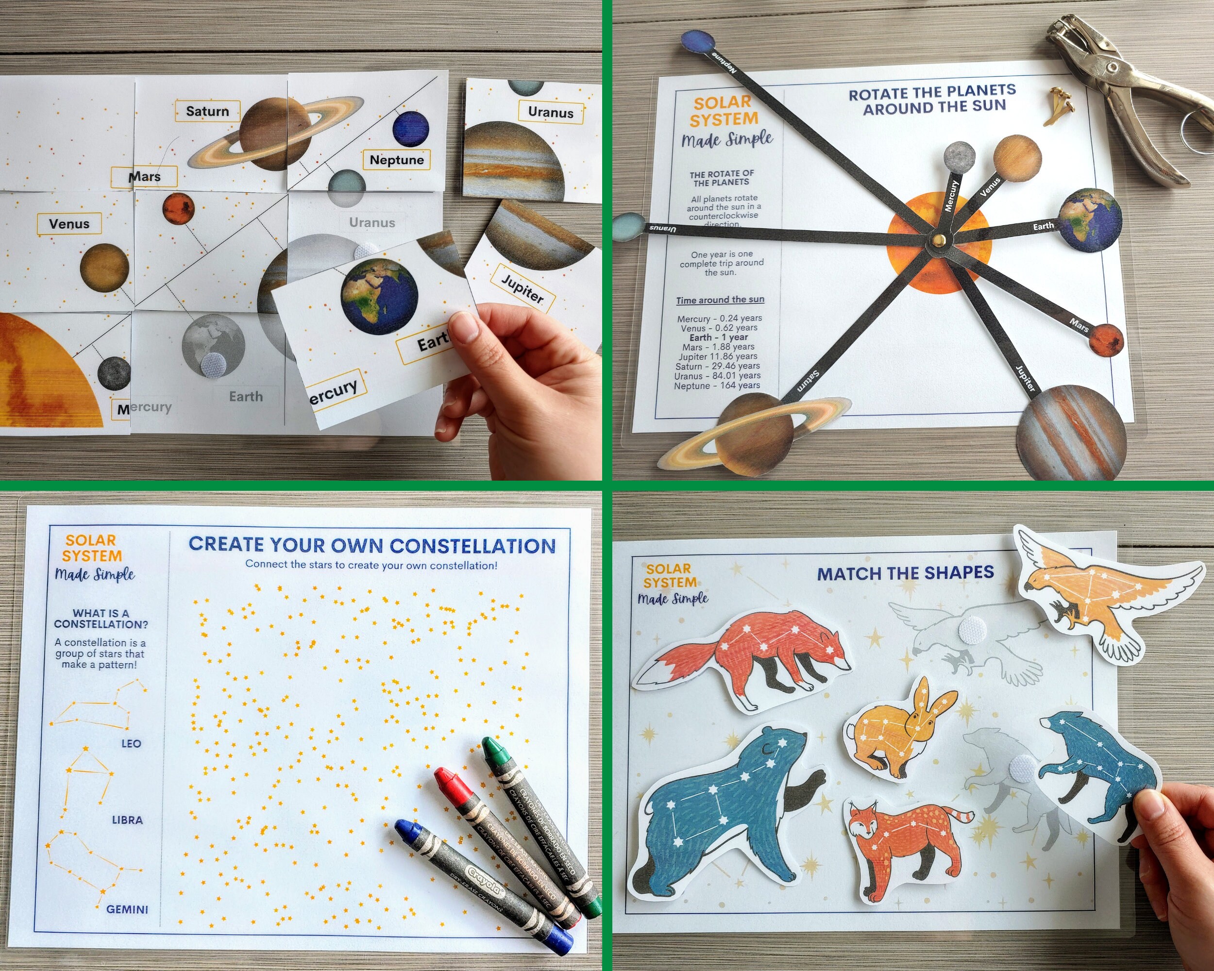 Solar System Busy Book Space Theme Preschool Binder | Etsy