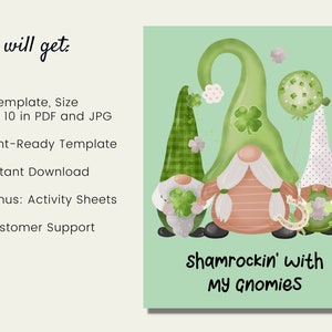 St Patrick's Day Gnome Handprint Art Craft | DIY Gnome Crafts for Kids ...