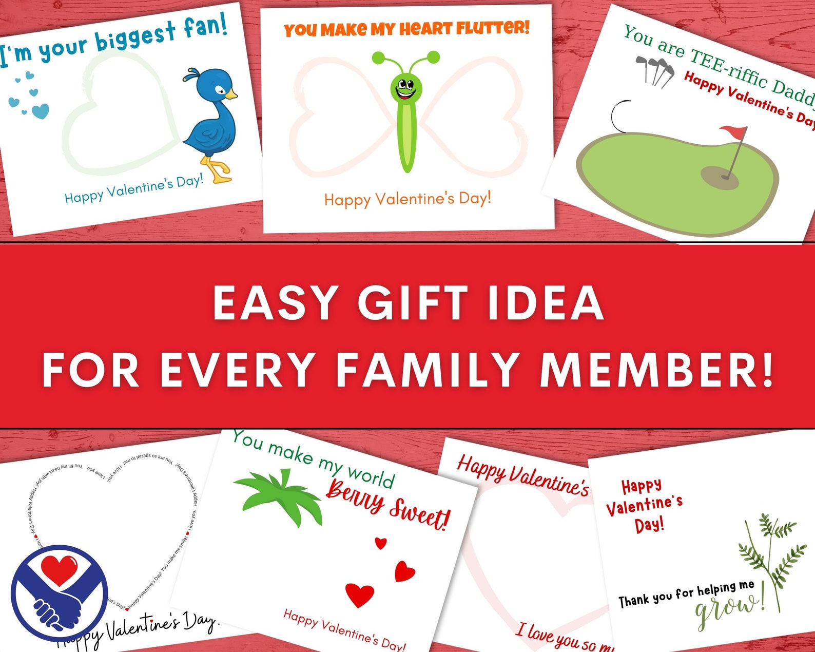 Valentines Day Handprint Art Craft Handprint Keepsake DIY - Etsy