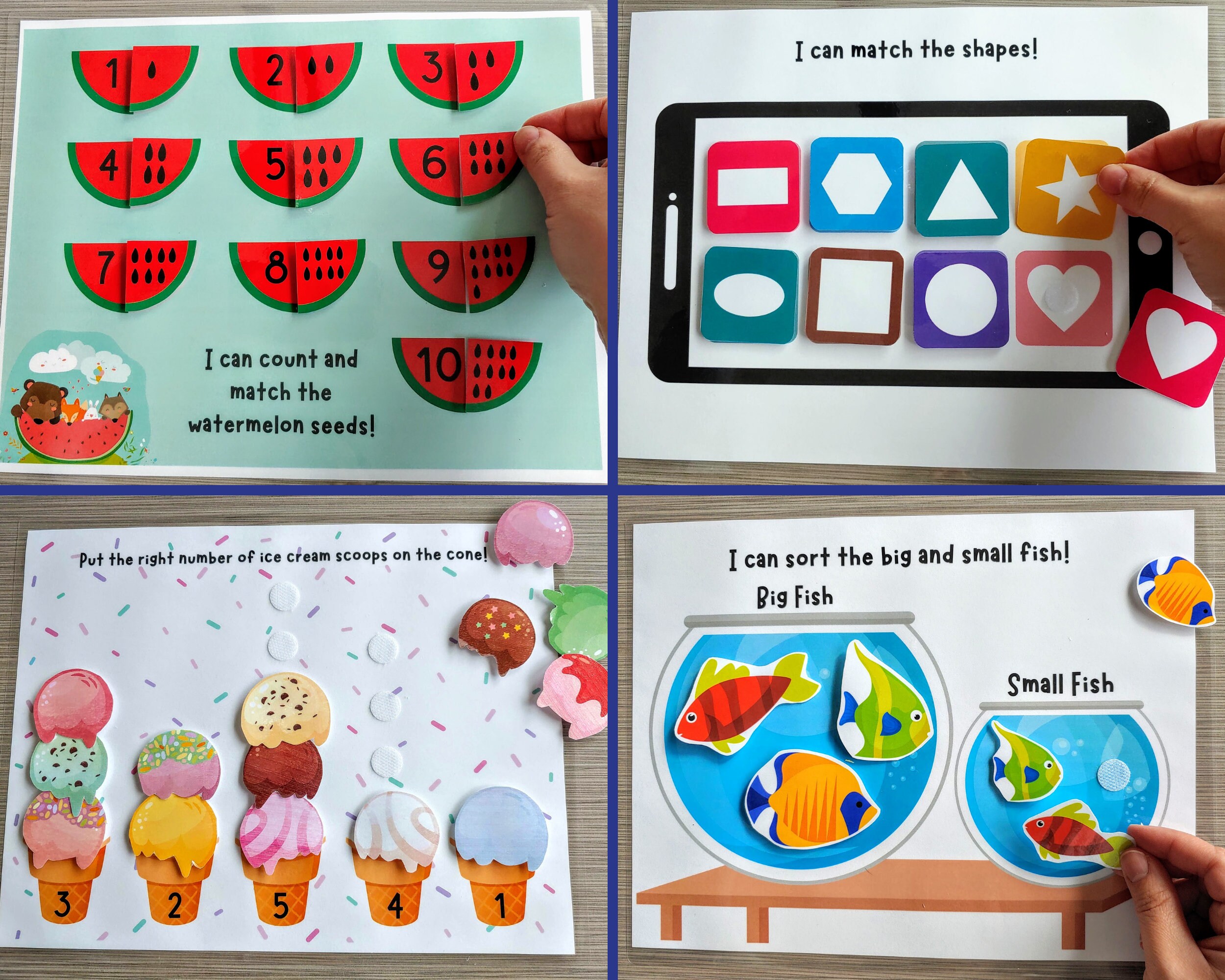 Toddler Busy Book | Toddler Busy Book Printable | Preschool Binder ...