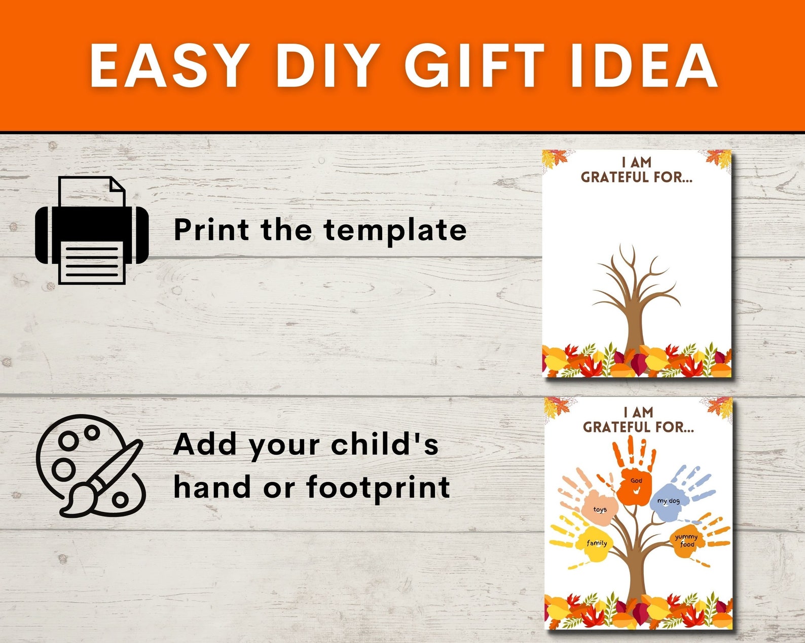 Thanksgiving Gratitude Tree Handprint Art | Preschool Handprint ...
