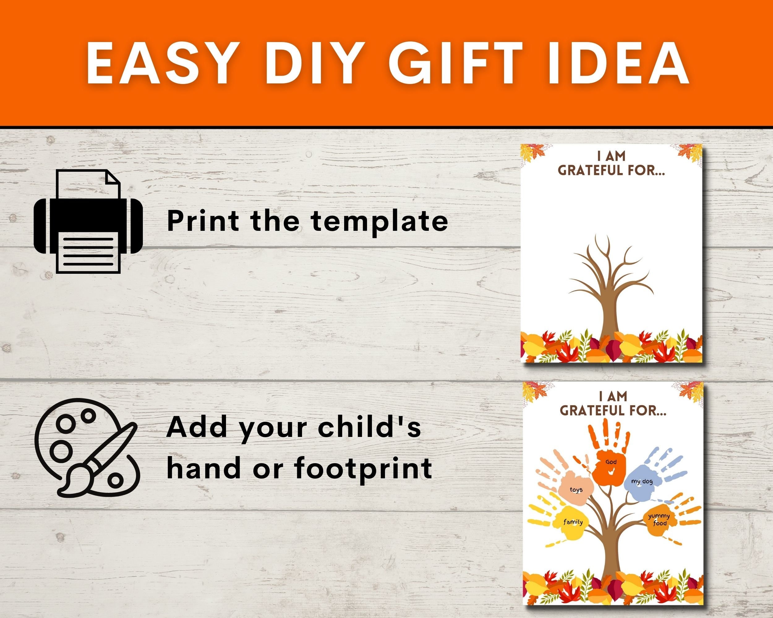 Thanksgiving Gratitude Tree Handprint Art | Preschool Handprint ...