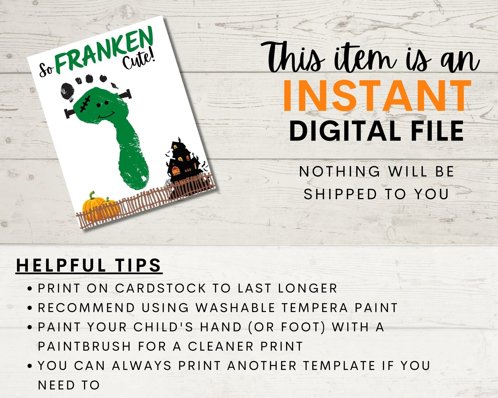 Halloween Frankenstein Handprint Art Frankenstein Handprint - Etsy