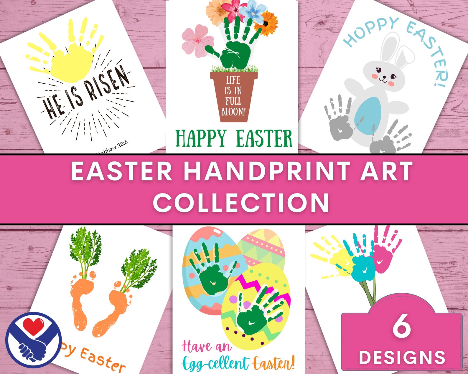 Easter Handprint Art DIY Printables for Kids Bible School - Etsy