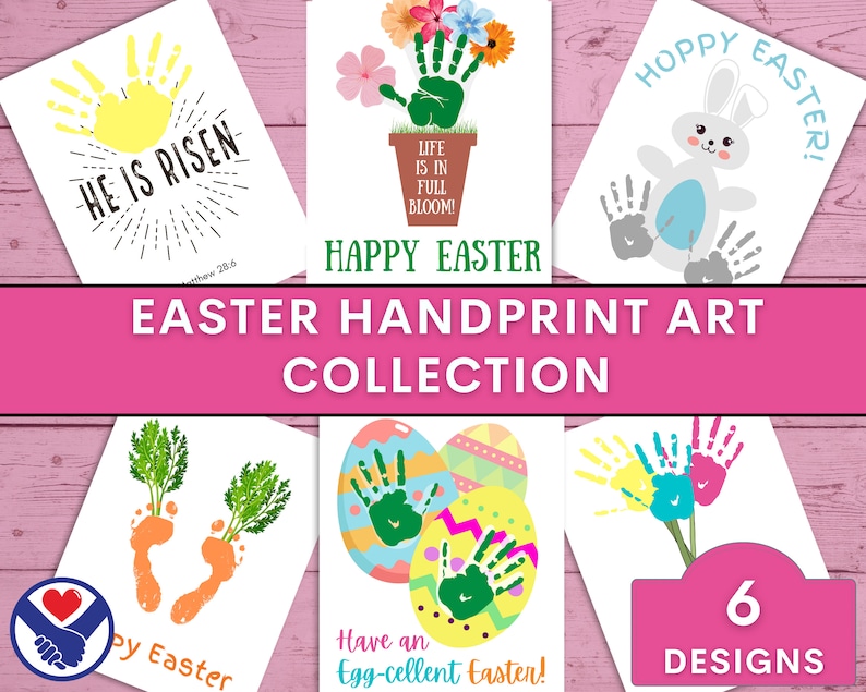 Easter Handprint Art DIY Printables for Kids Bible School - Etsy