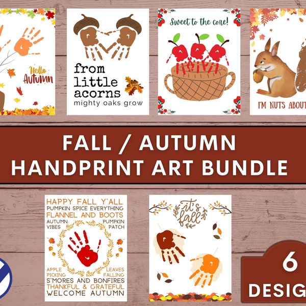 Fall Handprint Craft - Etsy