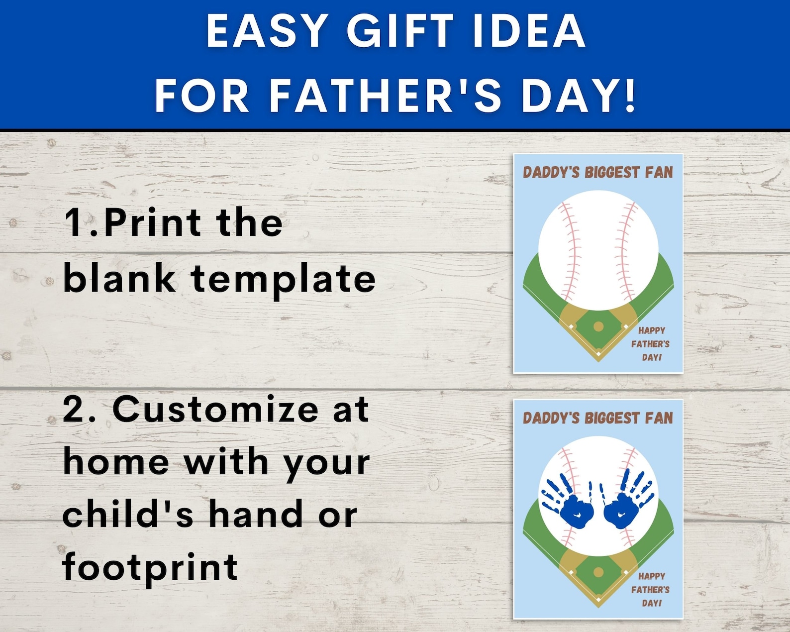 Baseball Dad Father's Day Handprint Art Baseball Handprint Art ...