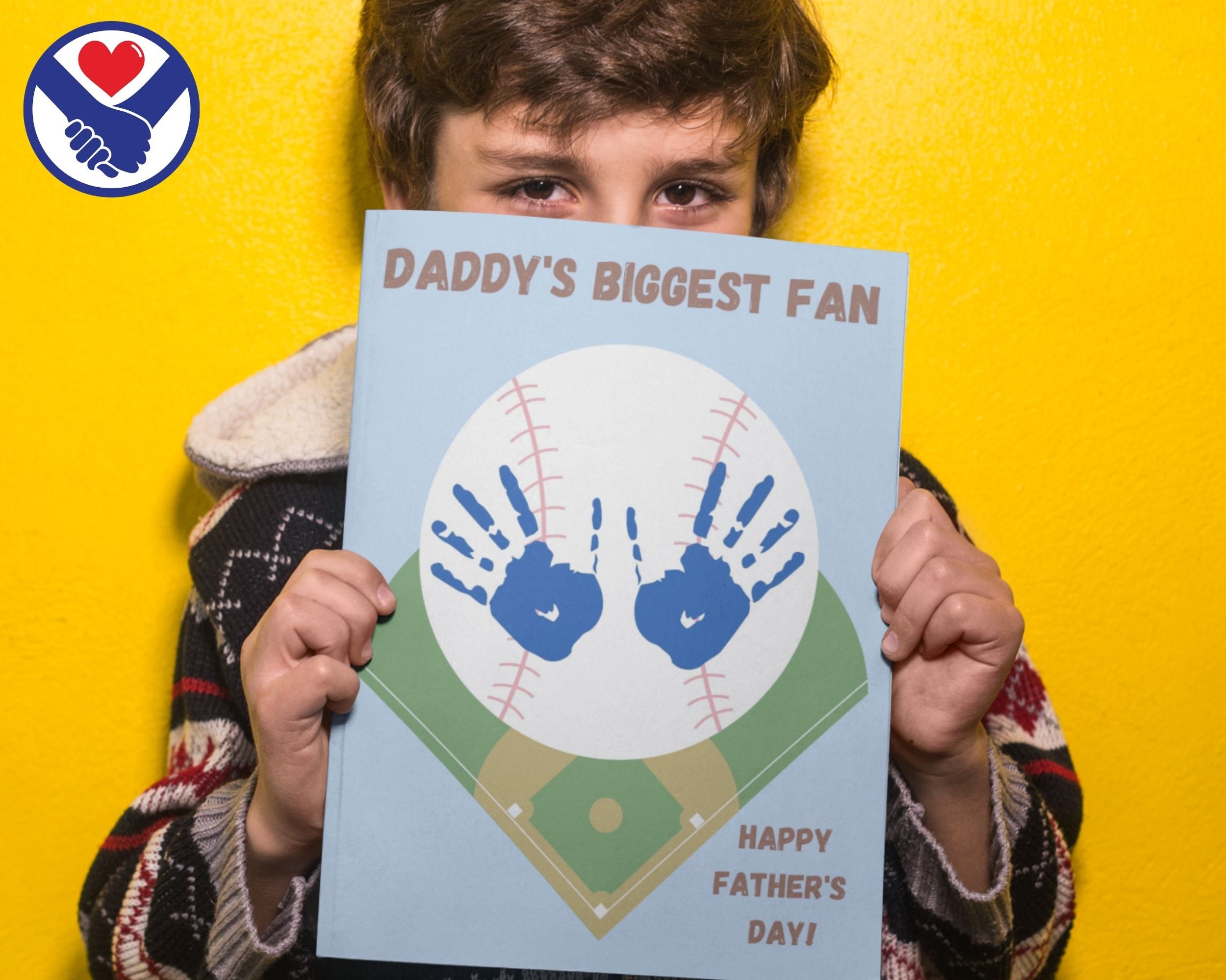 Baseball Dad Father's Day Handprint Art | Baseball Handprint Art ...