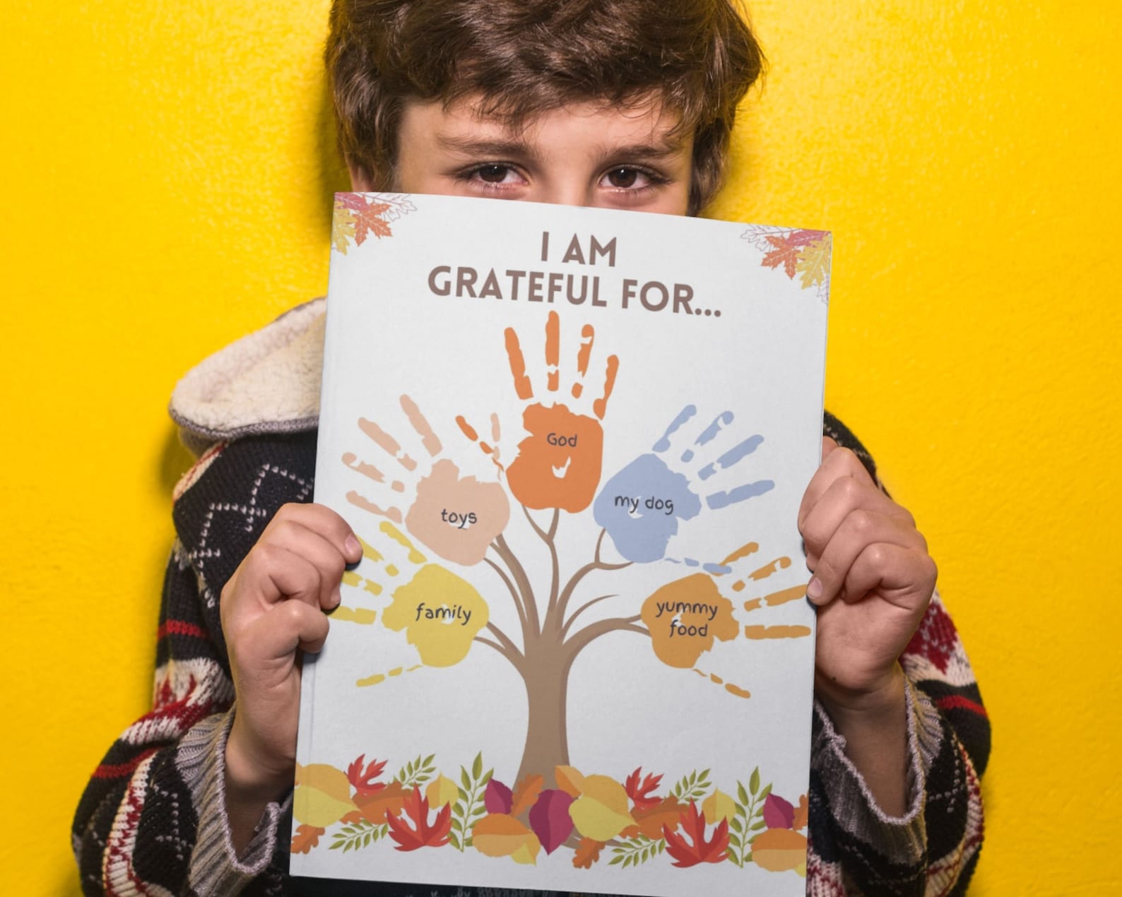 Thanksgiving Gratitude Tree Handprint Art | Preschool Handprint ...
