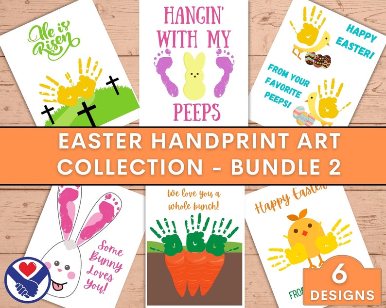 Easter Handprint Art Bundle | DIY Printables for Kids | Bible School ...