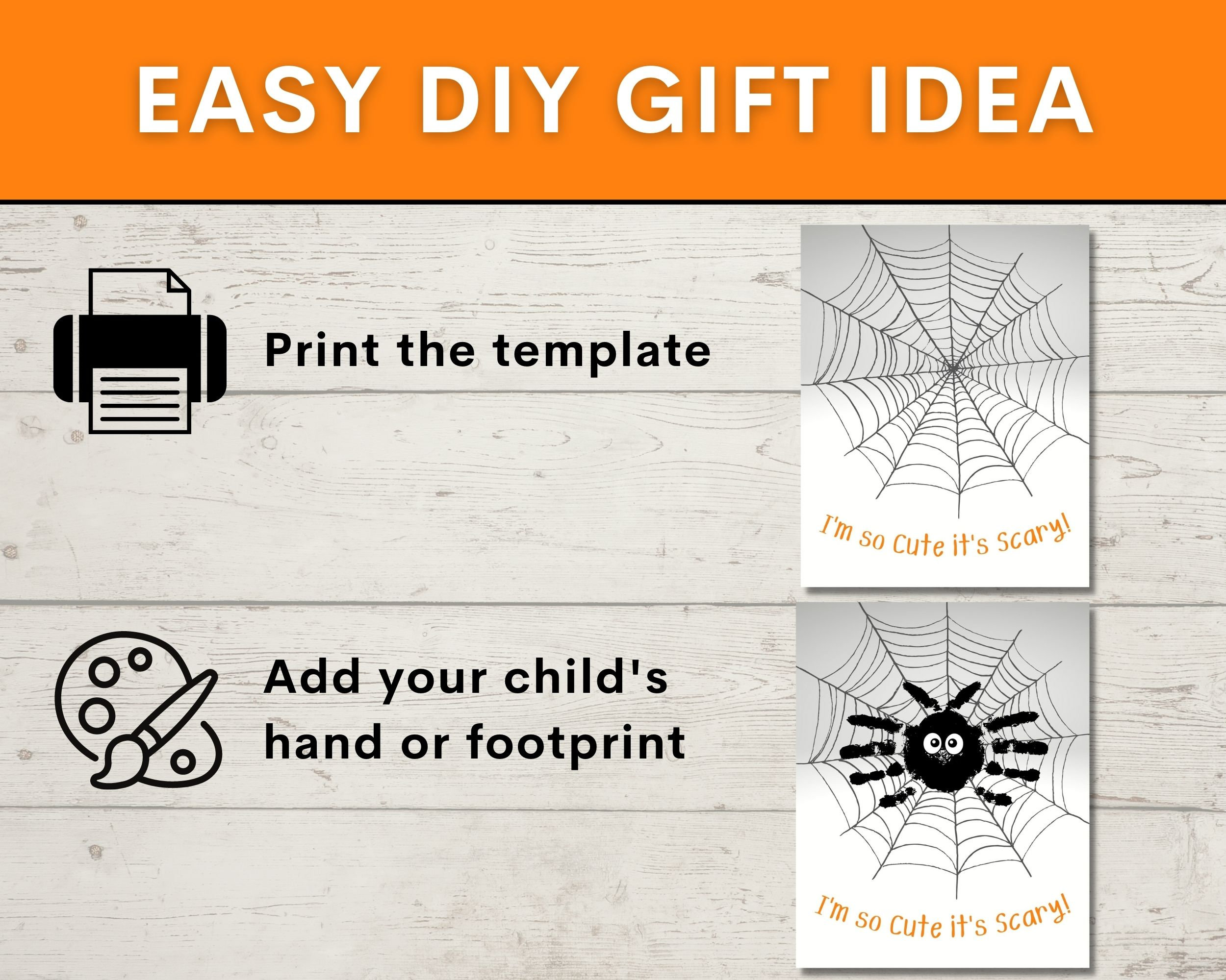 Halloween Spider Handprint Art | Cute Spider Handprint Printable Craft ...