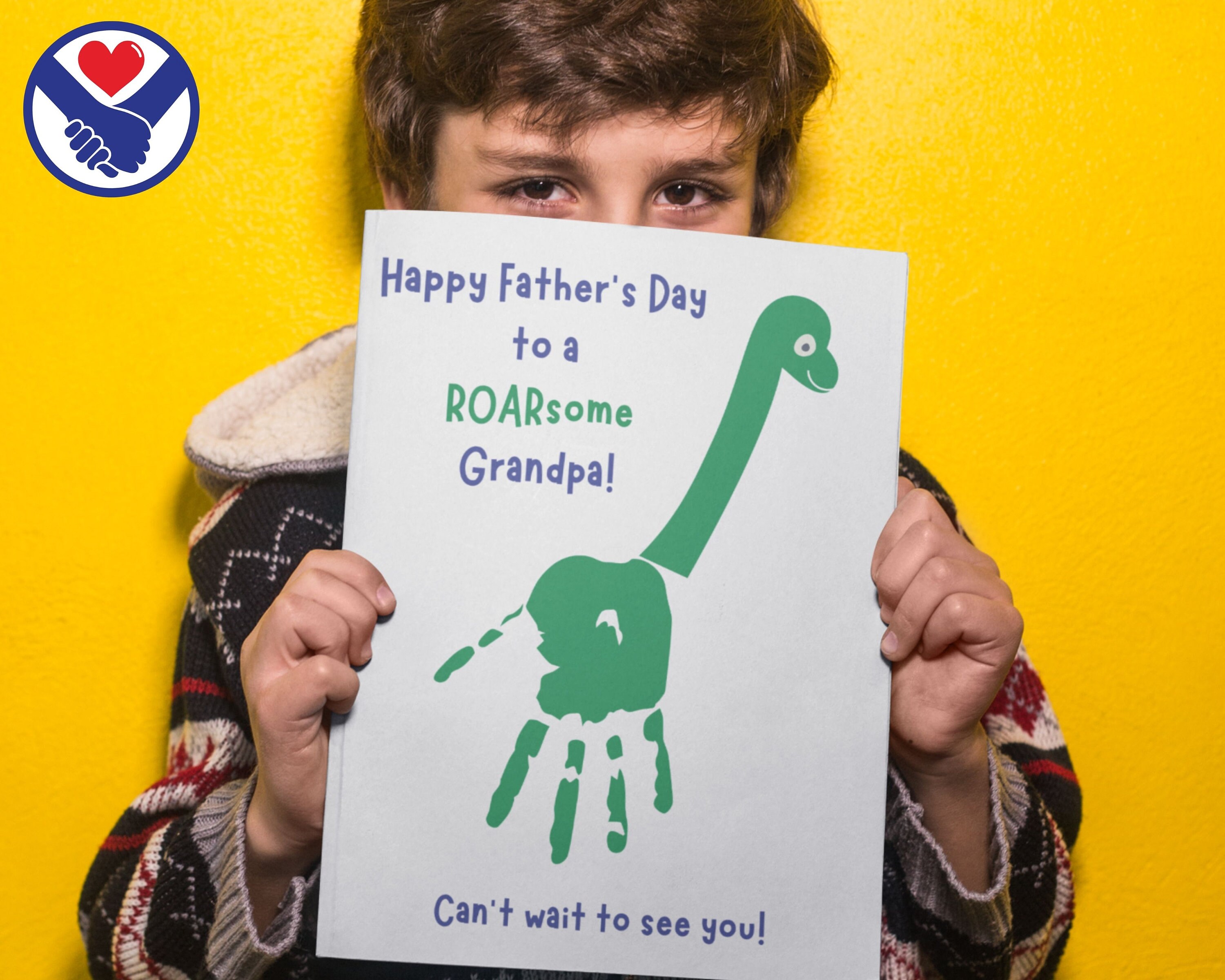 EDITABLE Roarsome Dinosaur Printable Handprint Art | DIY Father's Day ...