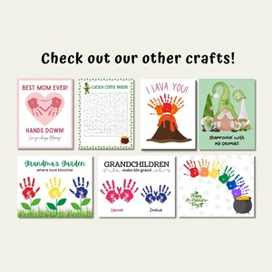 No Matter How Tall We Grow Tree Handprint Art Craft | Father's Day ...
