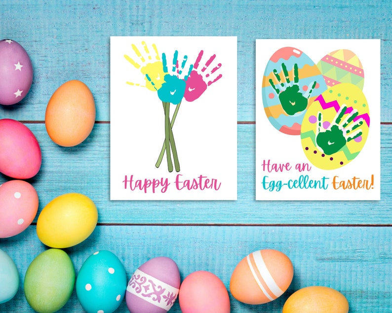 Easter Handprint Art | DIY Printables for Kids | Bible School Crafts ...