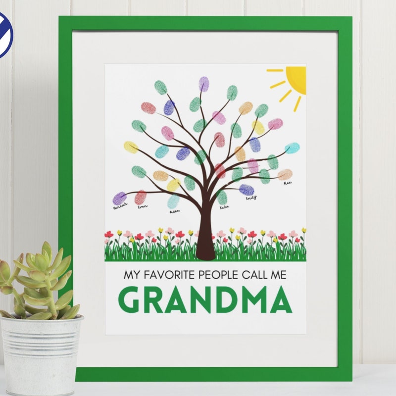 Diy Fingerprint Tree - Etsy