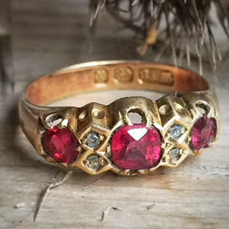 Antique Gold Ring - Etsy