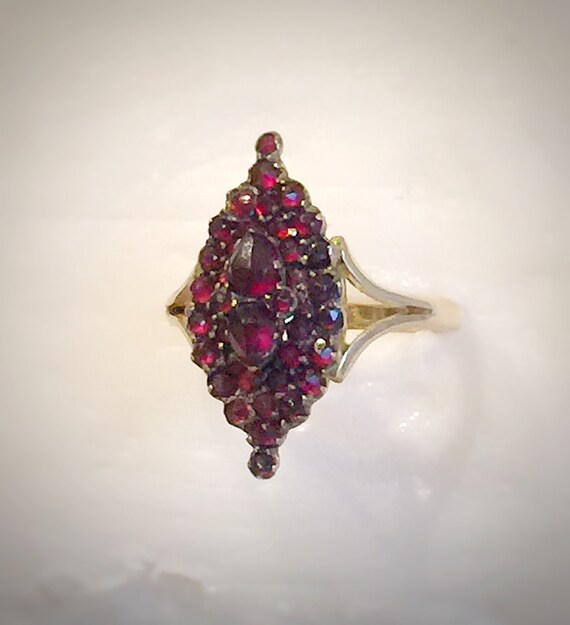 Antique Vintage Edwardian Art Deco Stunning Bohemian … - Gem Antique Vintage Edwardian Art Deco Stunning Bohemian … - Gem