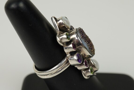 Sterling Silver Nicky Butler Druzy Statement ring wi… - Gem