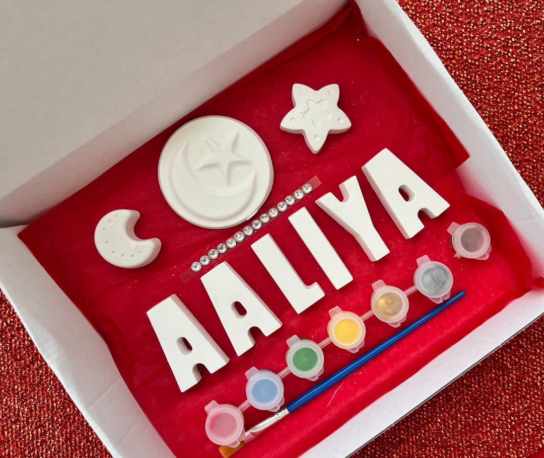 Personalised Eid Ramadan Gift , Eid Craft , Ramadan Gift , Eid Figures ...