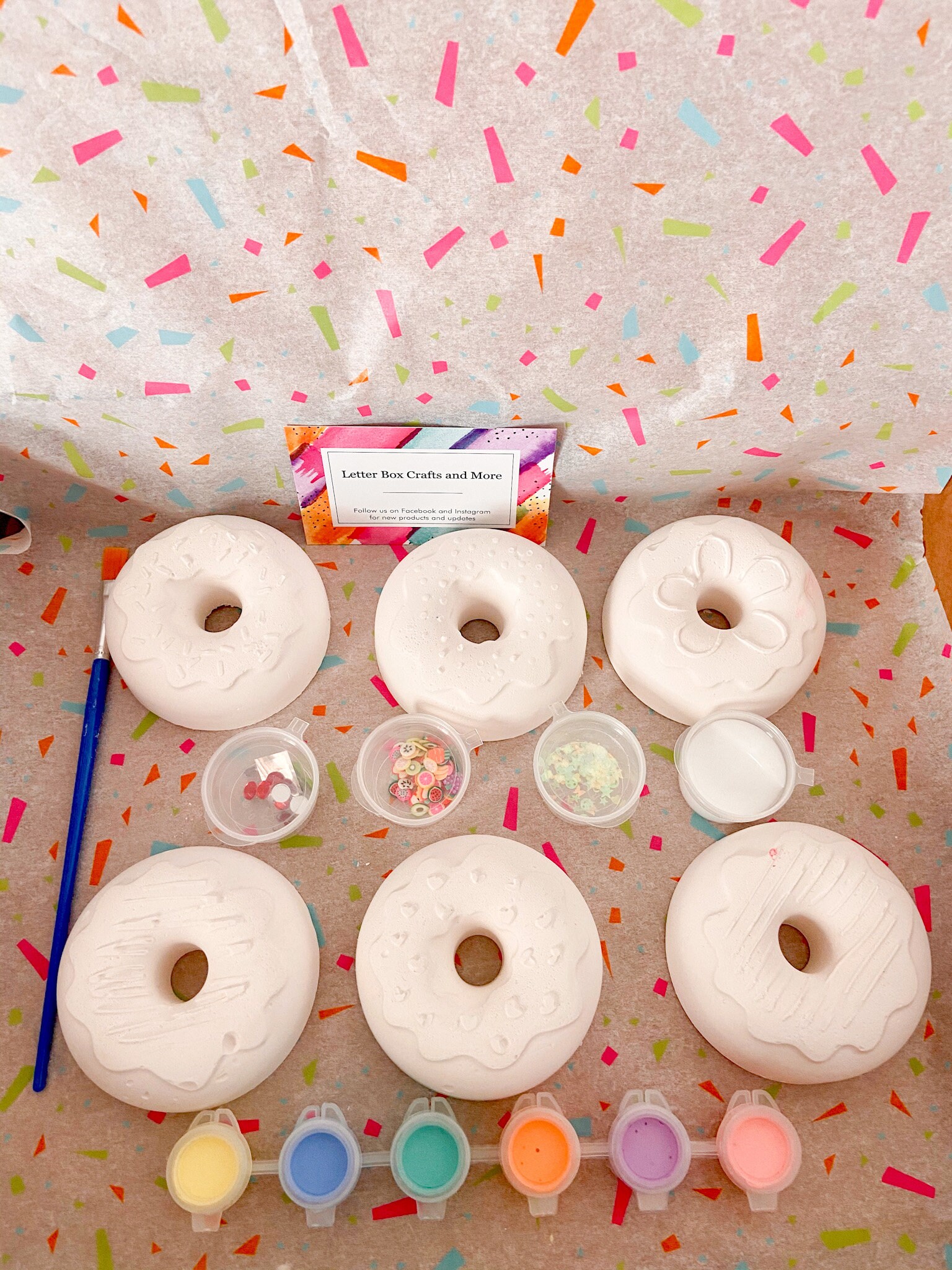 Paint your own donuts childrens birthday party birthday | Etsy