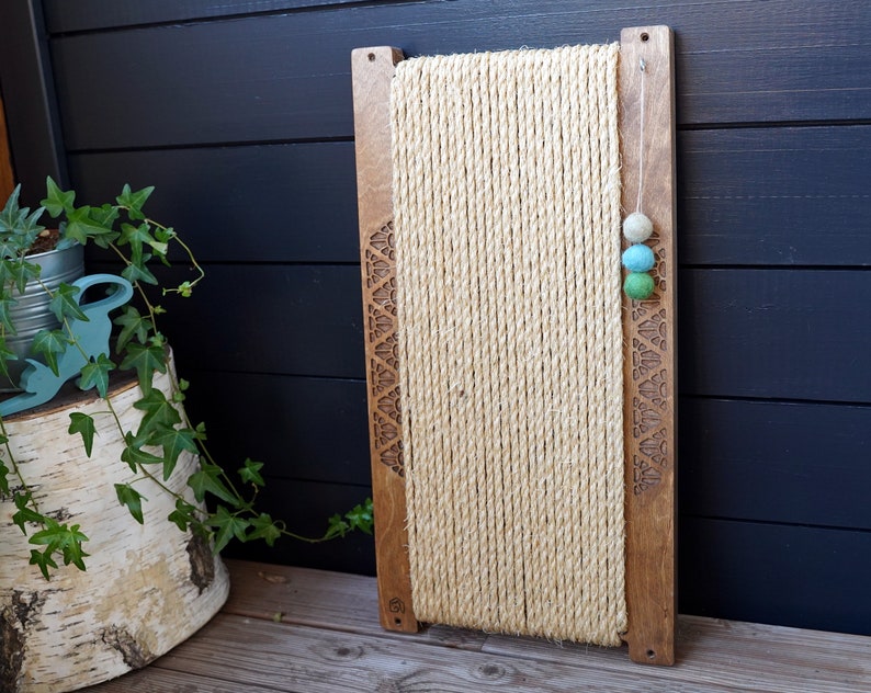 Wall Cat Scratcher Cat Wall Mounted Sisal Board Cat - Etsy