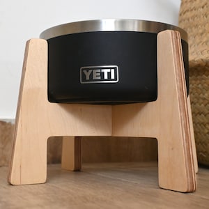 YETI Dog Bowl Food Stand, Raised YETI Bowls Feeder, Elevated Food Stand ...