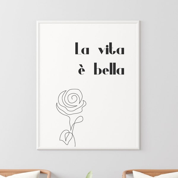 La Vita E Bella - Etsy