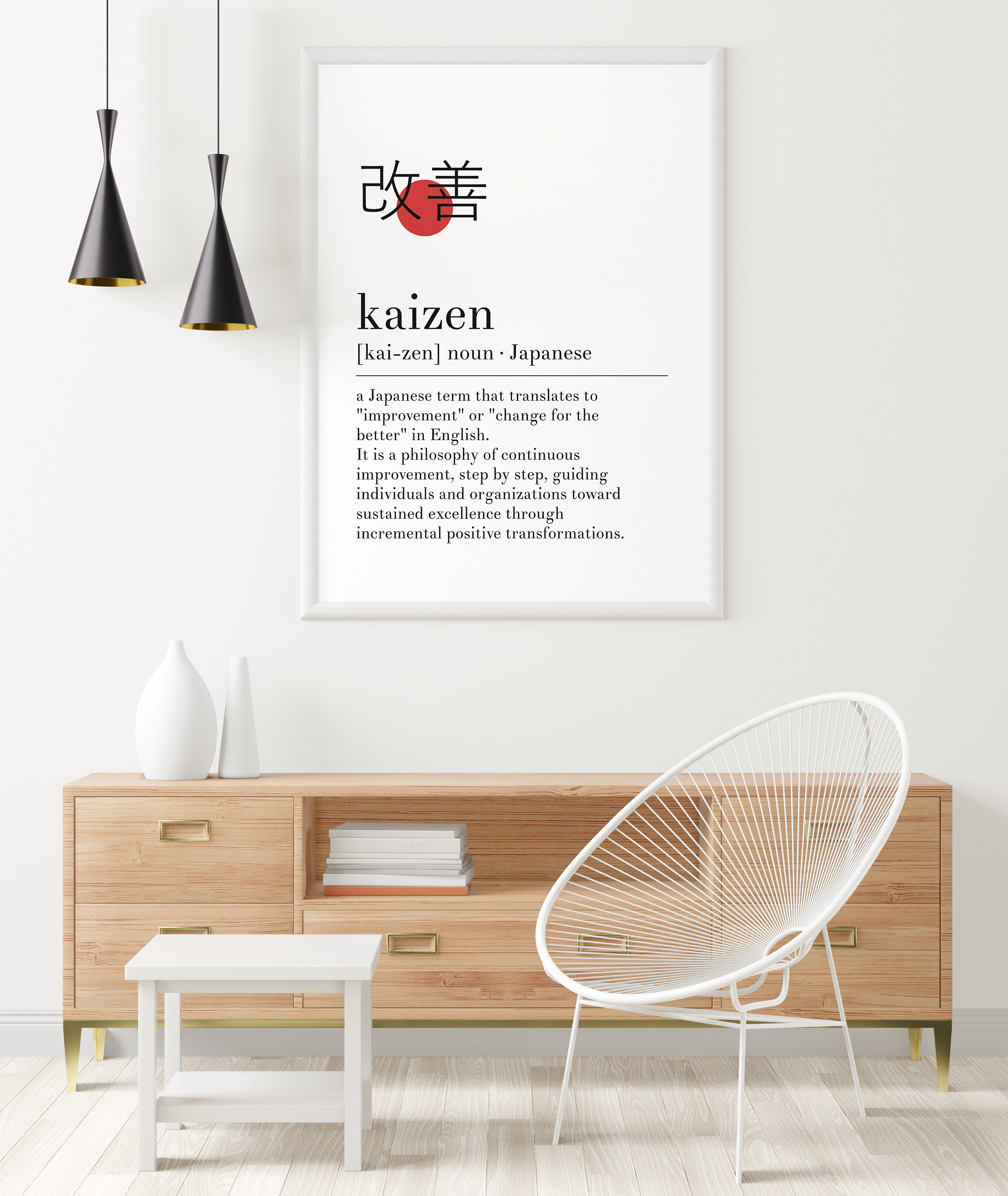 Kaizen Definition Print Japanese Dictionary Artwork Japandi - Etsy ...