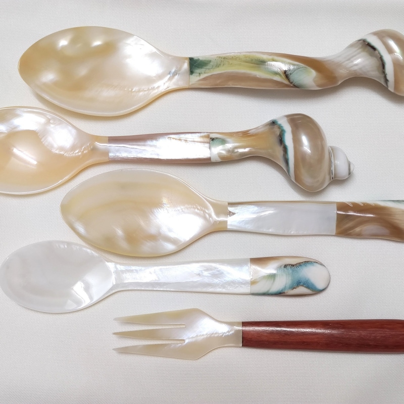 Mother of Pearl Spoons - Etsy