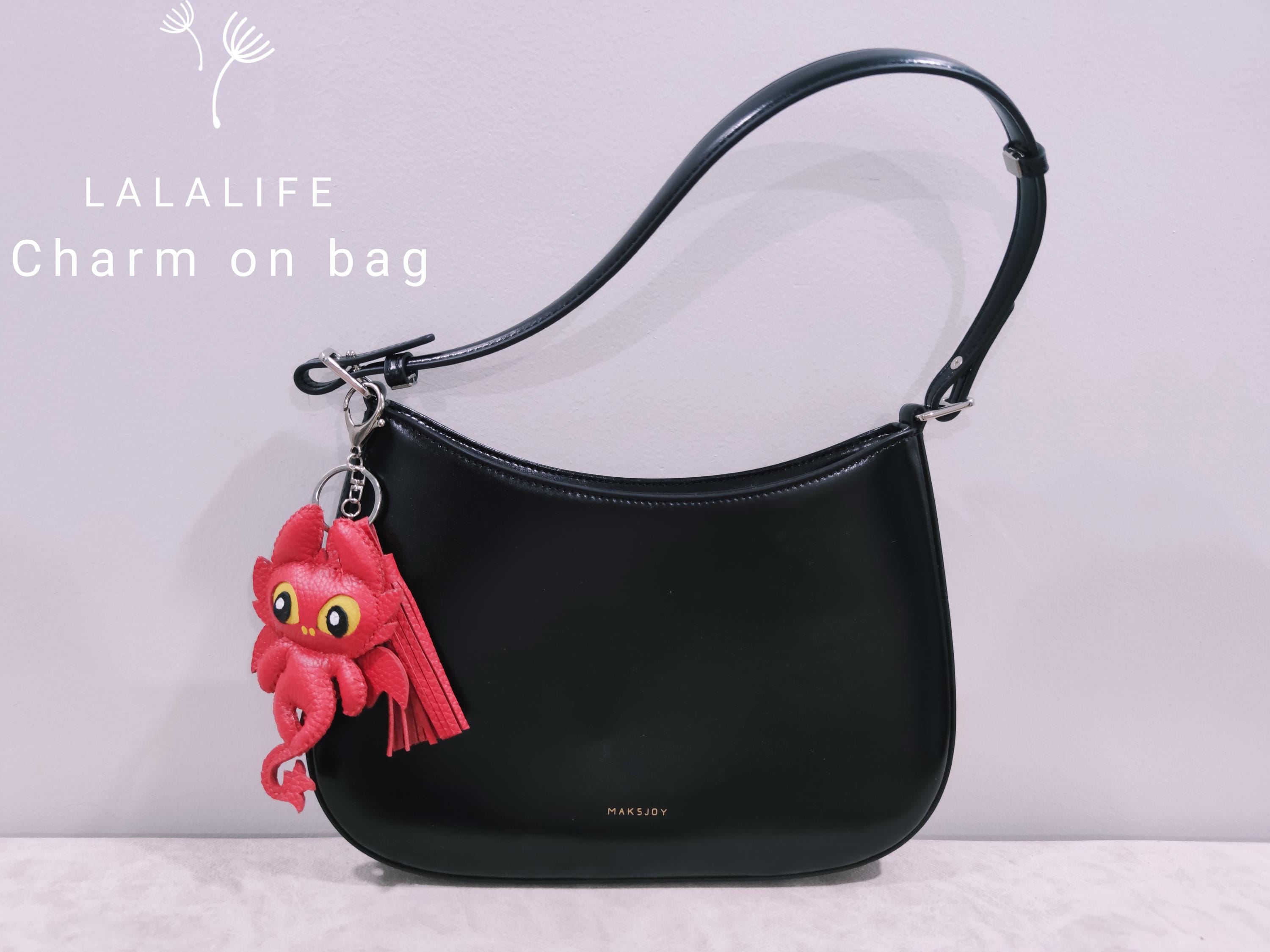 Toothless Bag Charm, Night Dragon Bag Charm, Cute Key Chain, Handmade ...