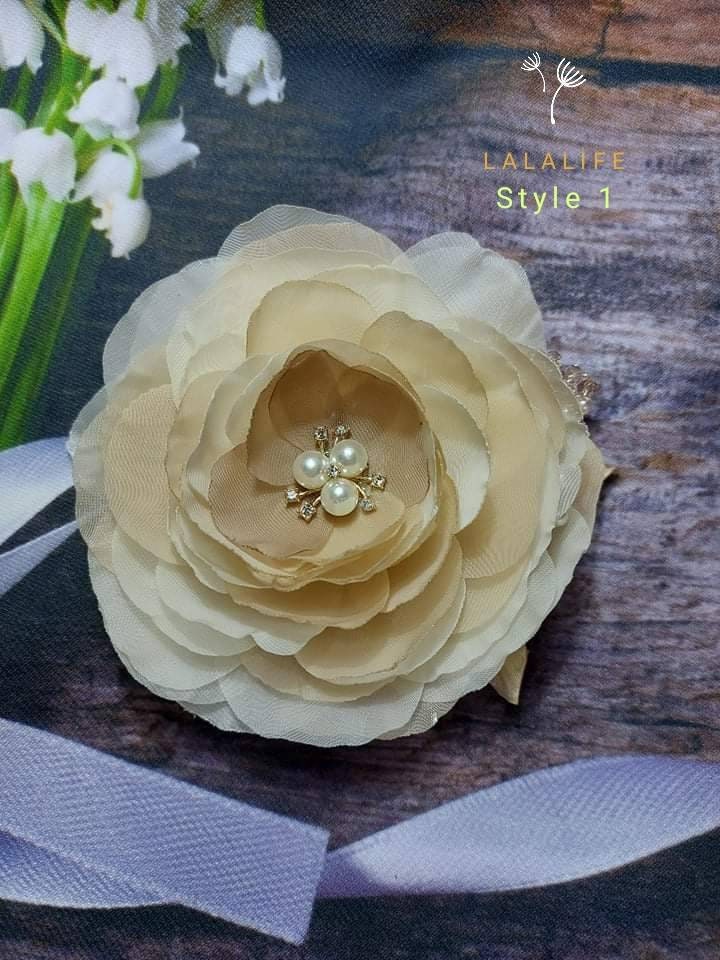 Flower Brooch, Flower Pin, Fabric Flower Pins - Etsy