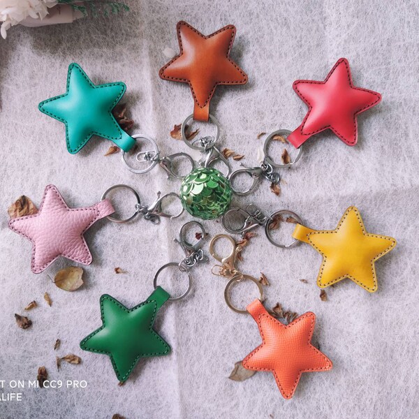Star Keychain - Etsy