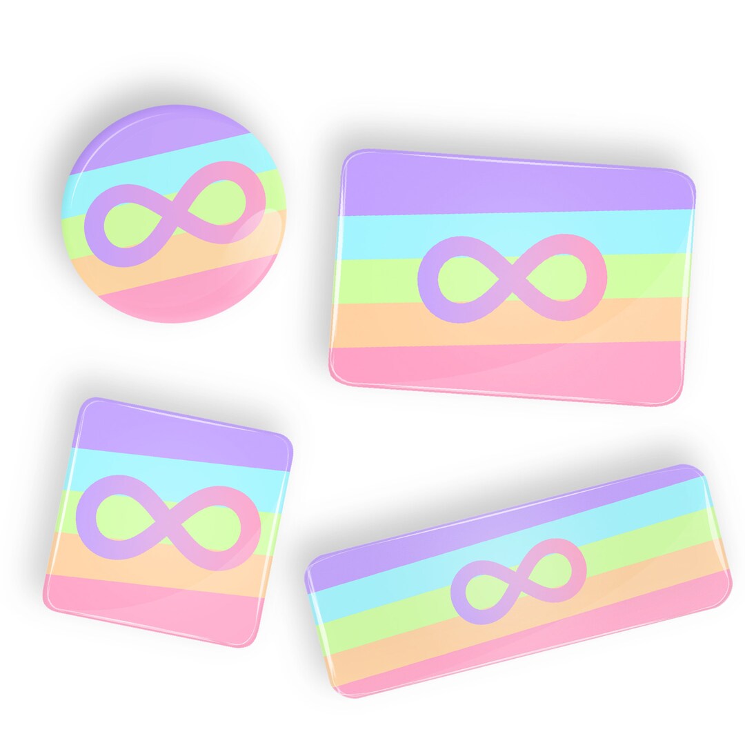 Autigender Pride Flag Pin Badge Button or Magnet LGBT Lgbtq Lgbtqi ...
