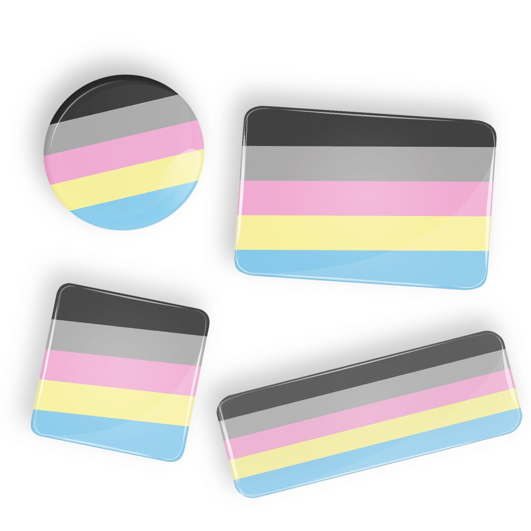 Polygender Pride Flag Pin Badge Button or Magnet LGBT Lgbtq Lgbtqi ...