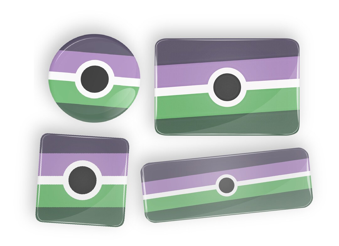 Voidpunk Pride Flag Pin Badge Button or Magnet LGBT Lgbtq - Etsy