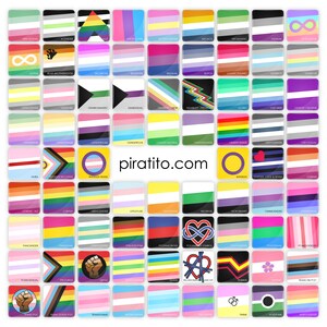 Genderfaun Gender Faun Pride Flag Pin Badge Button or Magnet LGBT Lgbtq ...