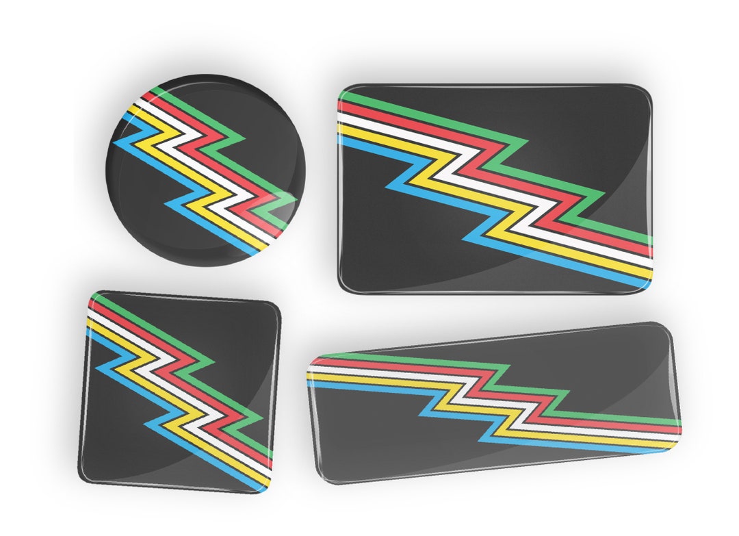 Disability Pride Flag Pin Badge Button or Magnet Older - Etsy