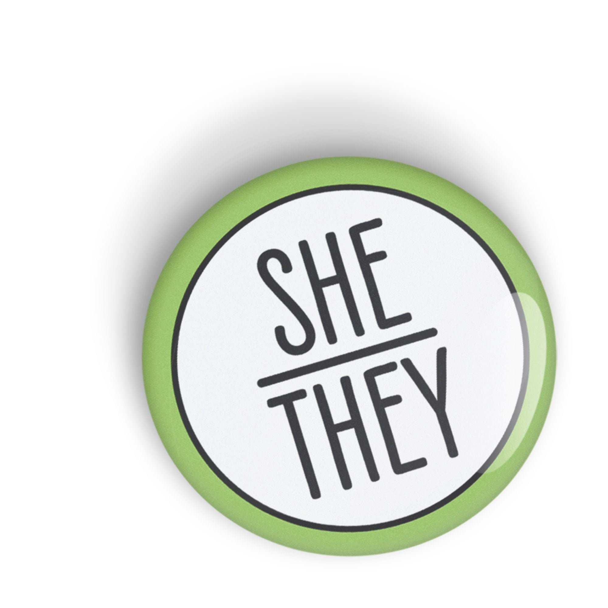 Pronoun She/they Pin Badge Button or Magnet LGBTQ LGBT - Etsy UK
