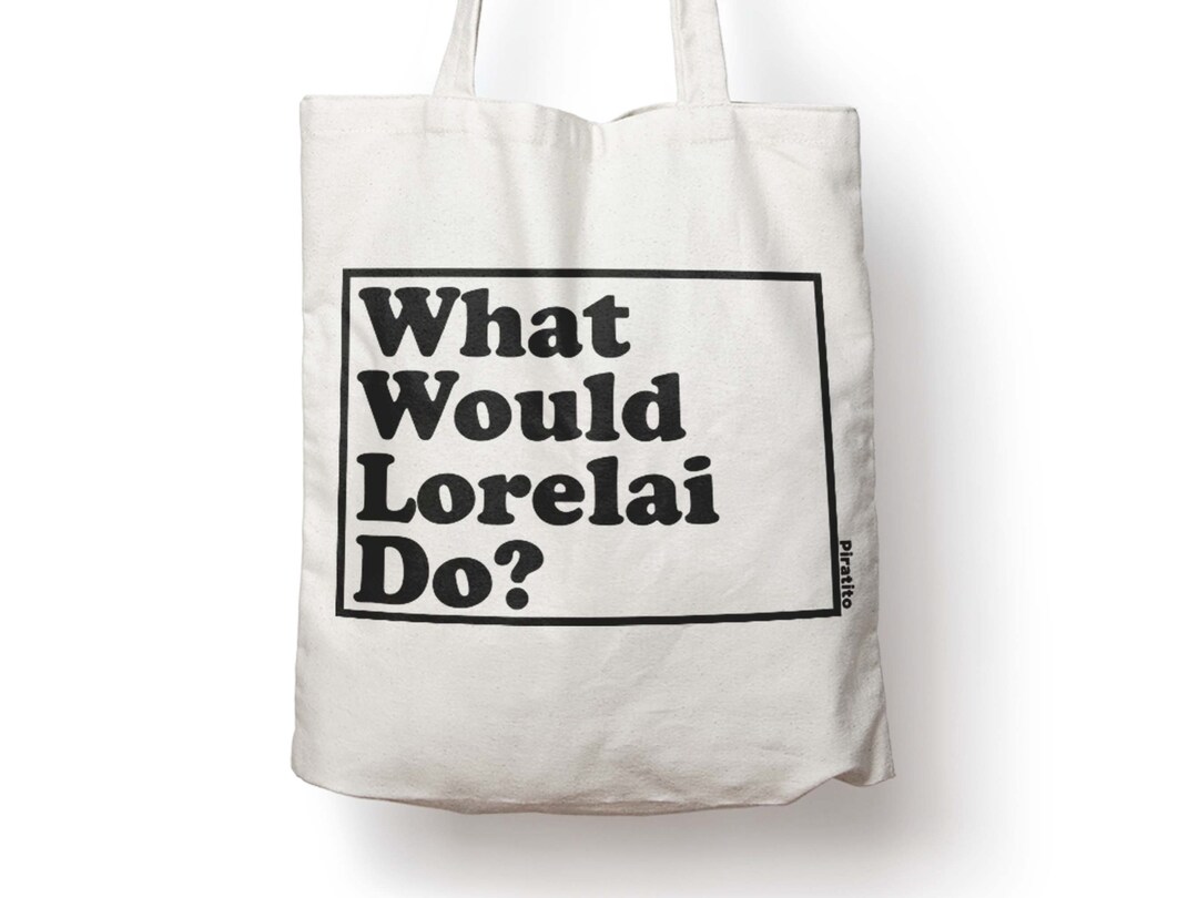 Lorelai Gilmore Girls Natural Heavy-duty Canvas Cotton Tote Bag Shopper ...