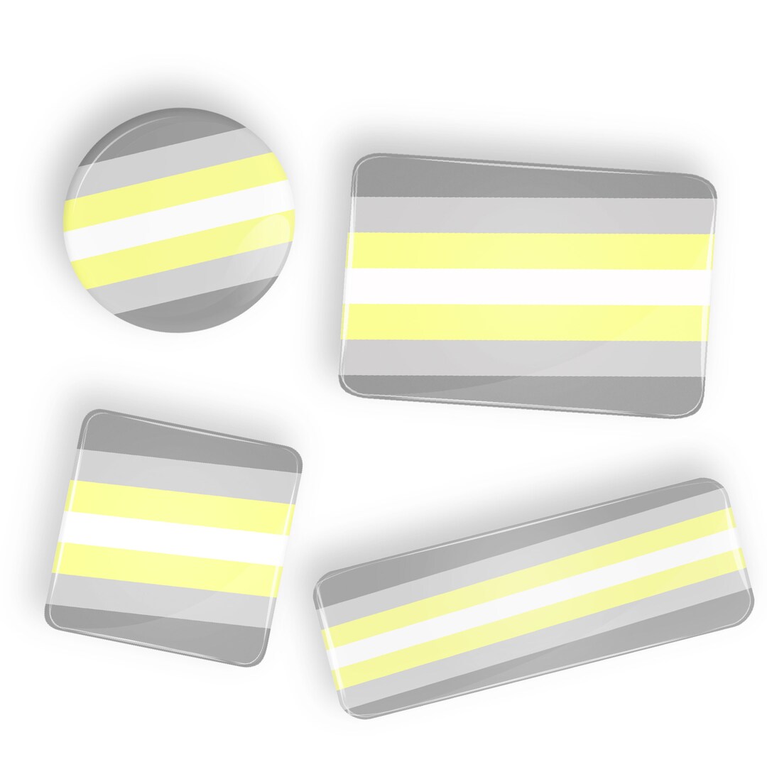 Demigender Pride Flag Pin Badge Button Or Magnet Lgbt Lgbtq Lgbtqi