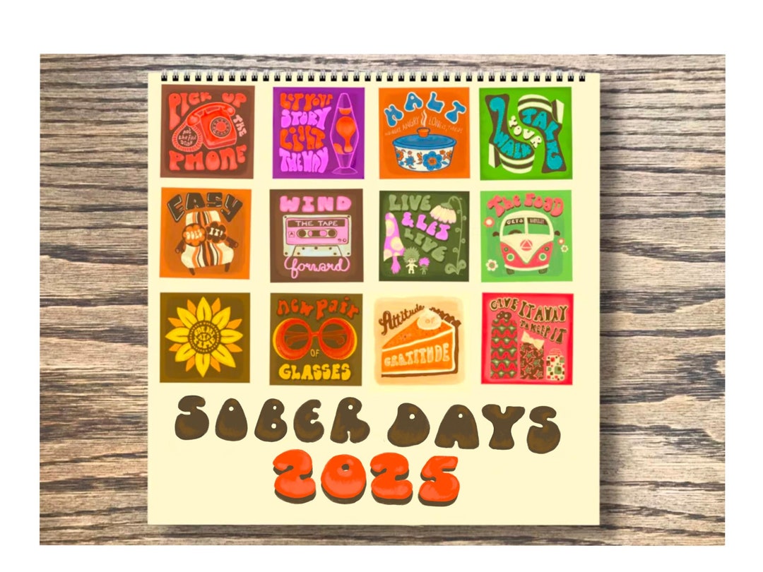 Sober Sayings Wall Calendar 2025 | AA Gifts, Sobriety Gifts | Sober ...