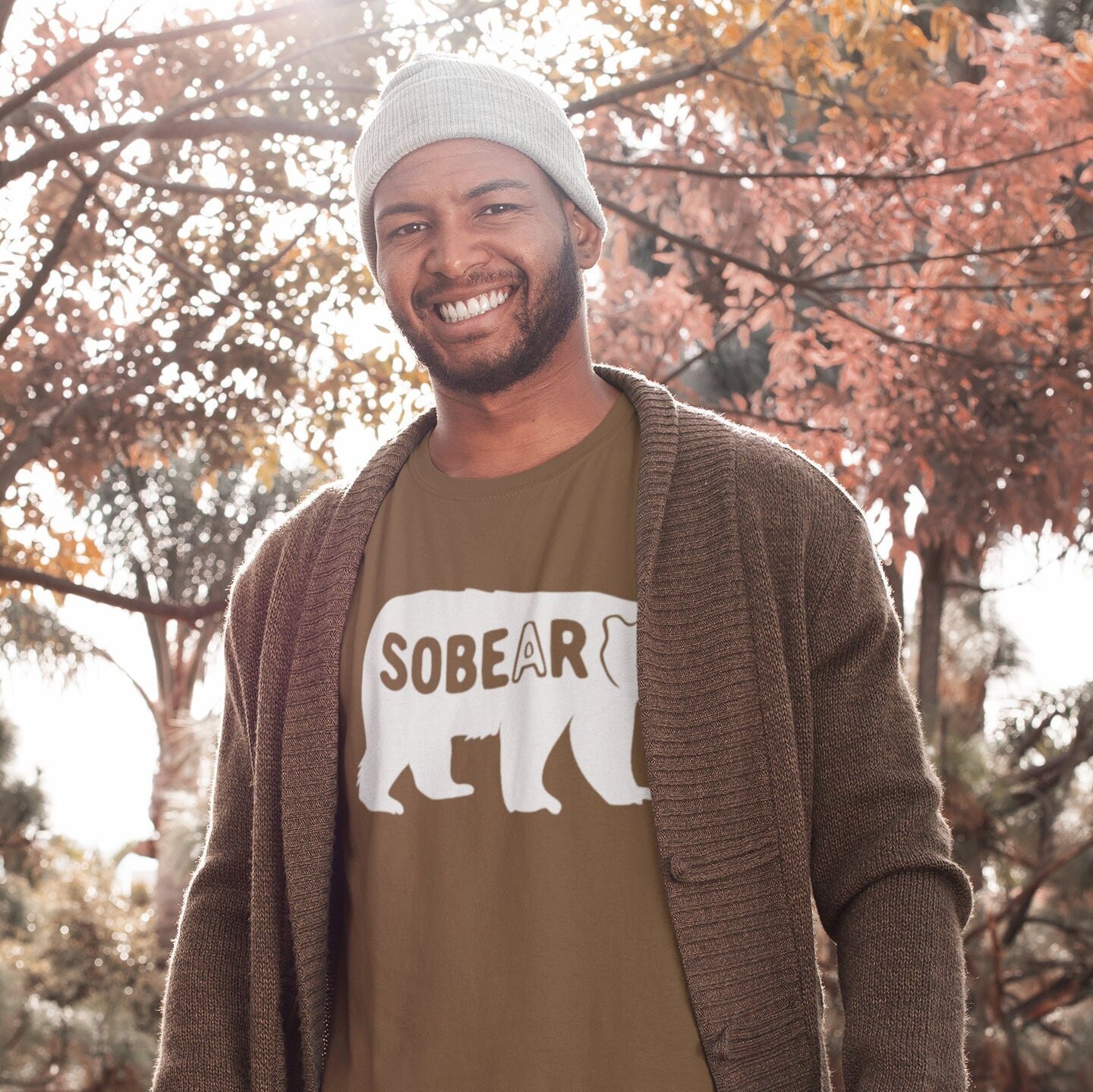 Sober Bear sober shirt Daddy Bear T-shirt Sobriety gift for - Etsy.de